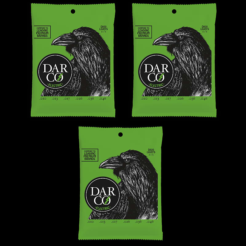 Martin D920 Darco Light Electric Guitar Strings 3 Packs | Reverb