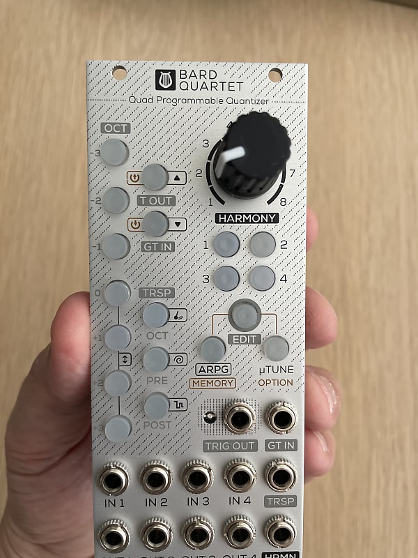 Shakmat Modular Bard Quartet Four-Channel Quantizer - Silver | Reverb