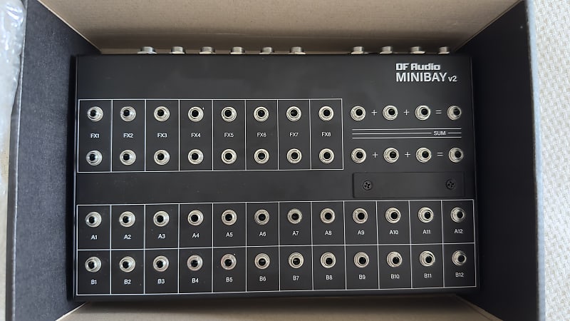 DF Audio Minibay 40-Point Desktop Patchbay 2020 | Reverb