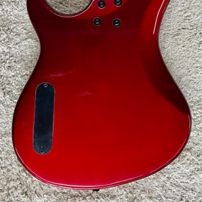 Dean E09M Edge Mahogany Electric Bass Guitar - Metallic Red - | Reverb
