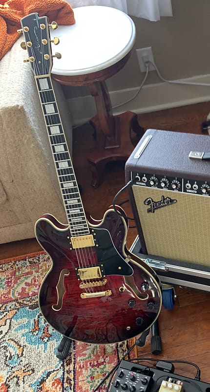 MODDED AIO SH-335 Semi Hollow Electric Guitar | Reverb