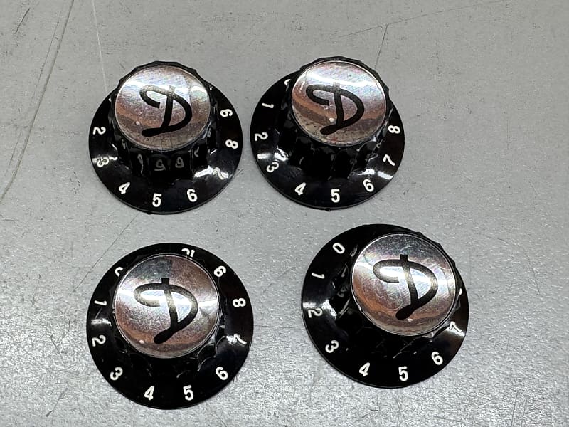 DeArmond 4 Knobs - Black Set | Reverb