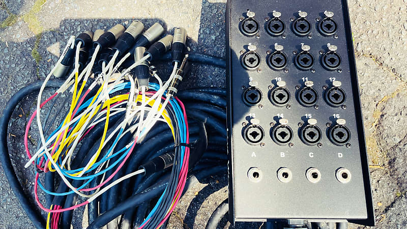 Live Wire 16 Channel XLR 1/4" TRS Four Returns Stage Snake | Reverb