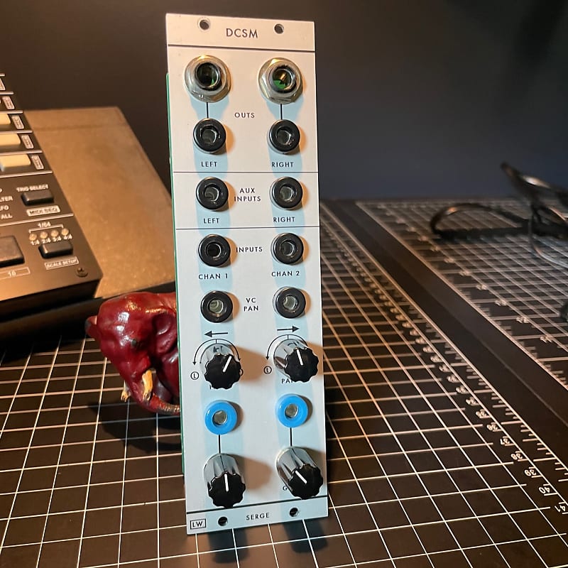 Random Source Serge DCSM stereo mixer LW format | Reverb