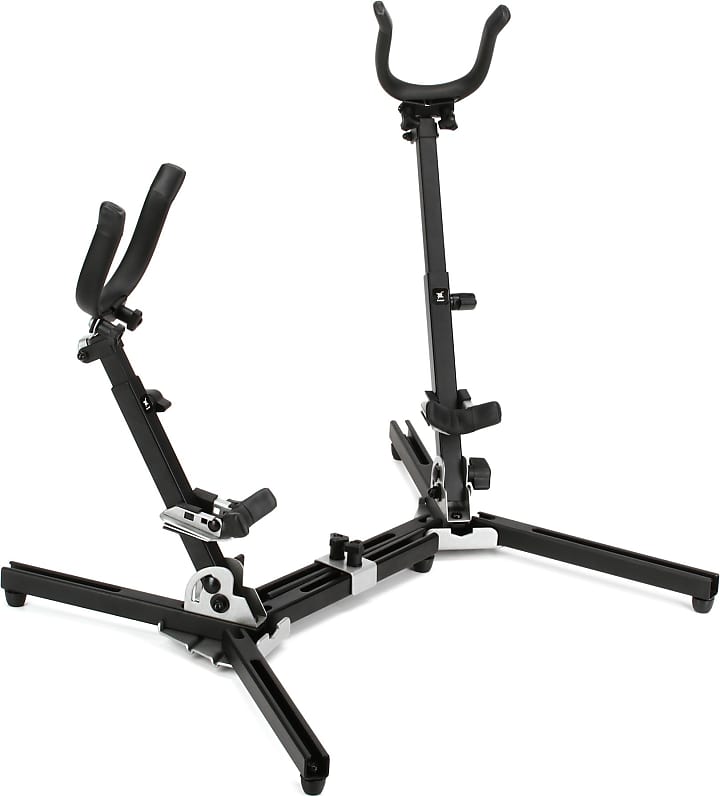 Hamilton KB7022 System X Double Alto/Tenor Saxophone Stand | Reverb
