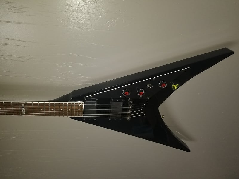 ESP LTD V300 2000s Black | Reverb