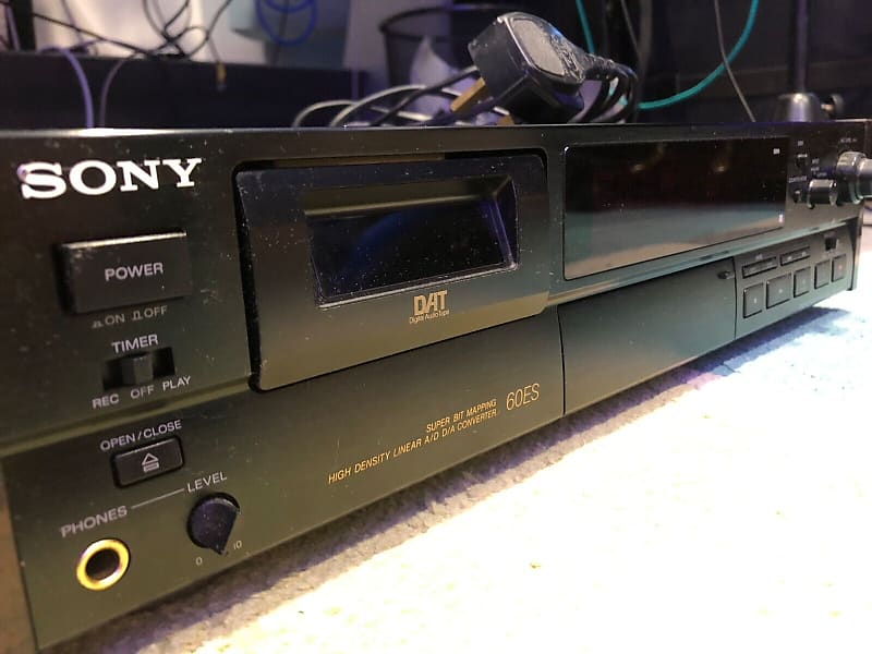 Sony DTC-60ES DAT Player Mid-90s - Black (Mahogany Sides) | Reverb