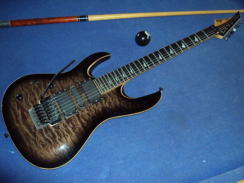 LAG Arkane 1000 Black Shadow, rare lefthand e-guitar 2009 | Reverb