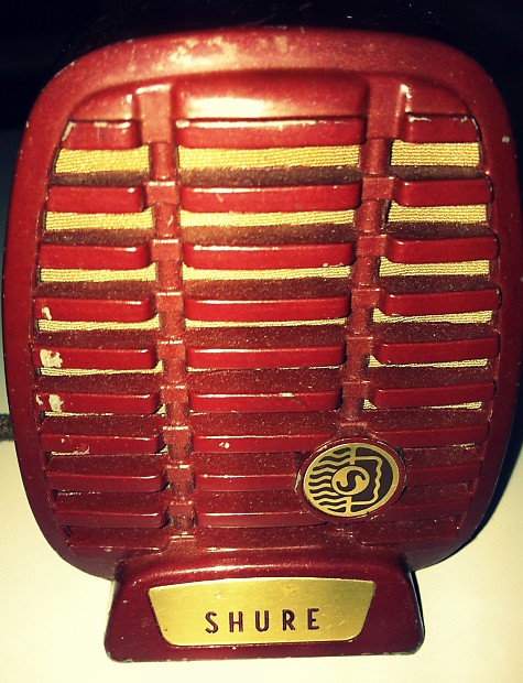 Vintage Shure 710A Crystal Element Microphone Works Great | Reverb