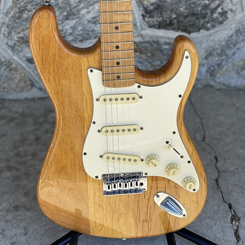 Johnson Strat-style Guitar, Natural | Reverb