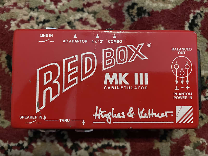 Hughes & Kettner Mklll Cabinetulator 90’s - Red | Reverb