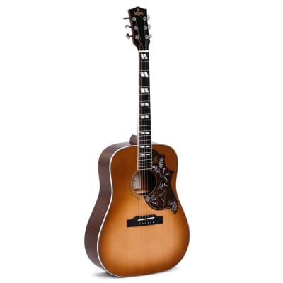 Sigma Guitars DM-SG5 Heritage Cherry Sunburst Acoustic | Reverb France