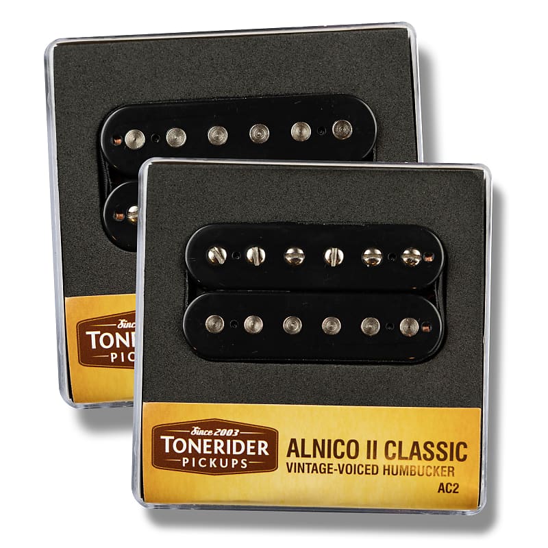 Tonerider Alnico II Classics Humbucker Pickup Set Black | Reverb
