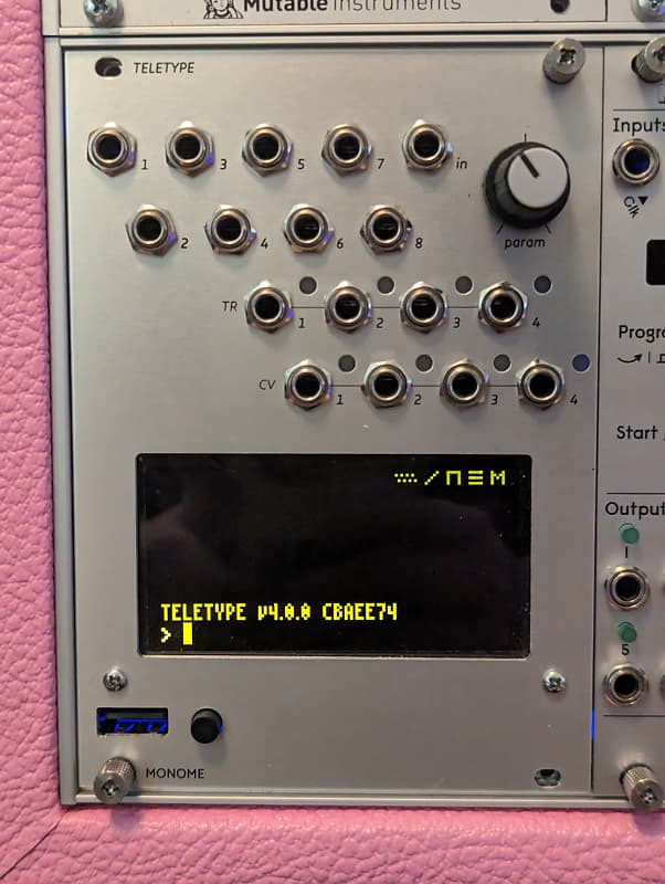 Monome Teletype // Algorithmic Ecosystem // Eurorack Module | Reverb