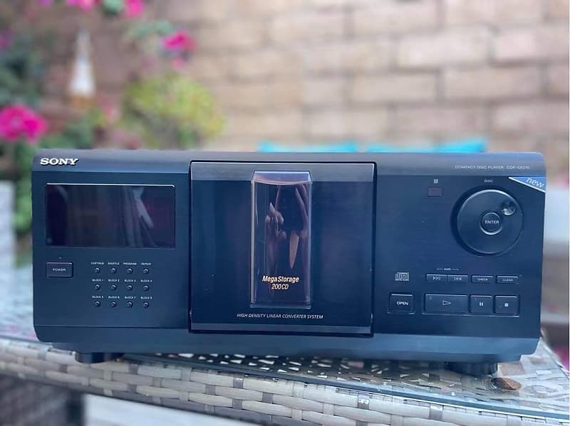 Sony CDP-CX210 Mega Storage 200 CD .compact Disc Player / | Reverb