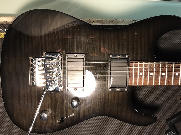Jackson js30dk dinky 2010s Trans Black | Reverb