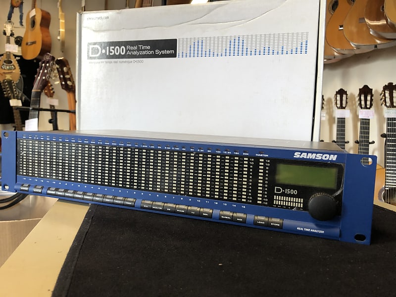 Samson D 1500 Rta Spectrum Analyzer Real Time Reverb Australia