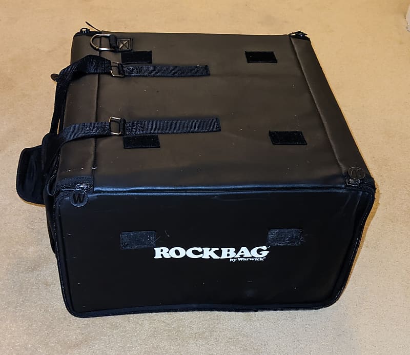Warwick Rockbag padded 19" inch 6 Unit rack mount case, VGC, | Reverb