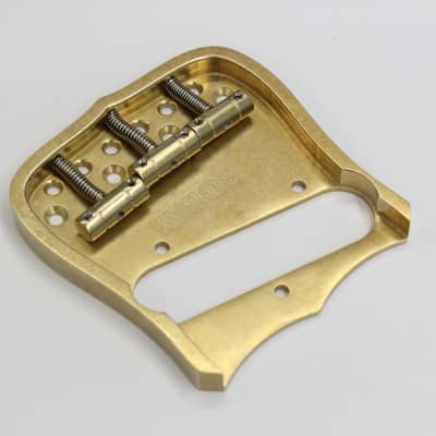 'Route 66' Telecaster solid brass bridge | Reverb Deutschland