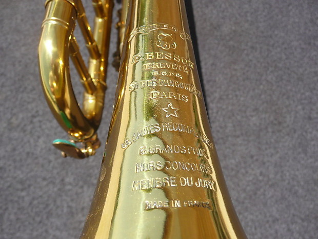 Vintage F. Besson Convertible Bb/C Trumpet | Reverb