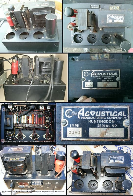 Rare earliest British Quad 1 tube amplifier 1949 | Reverb