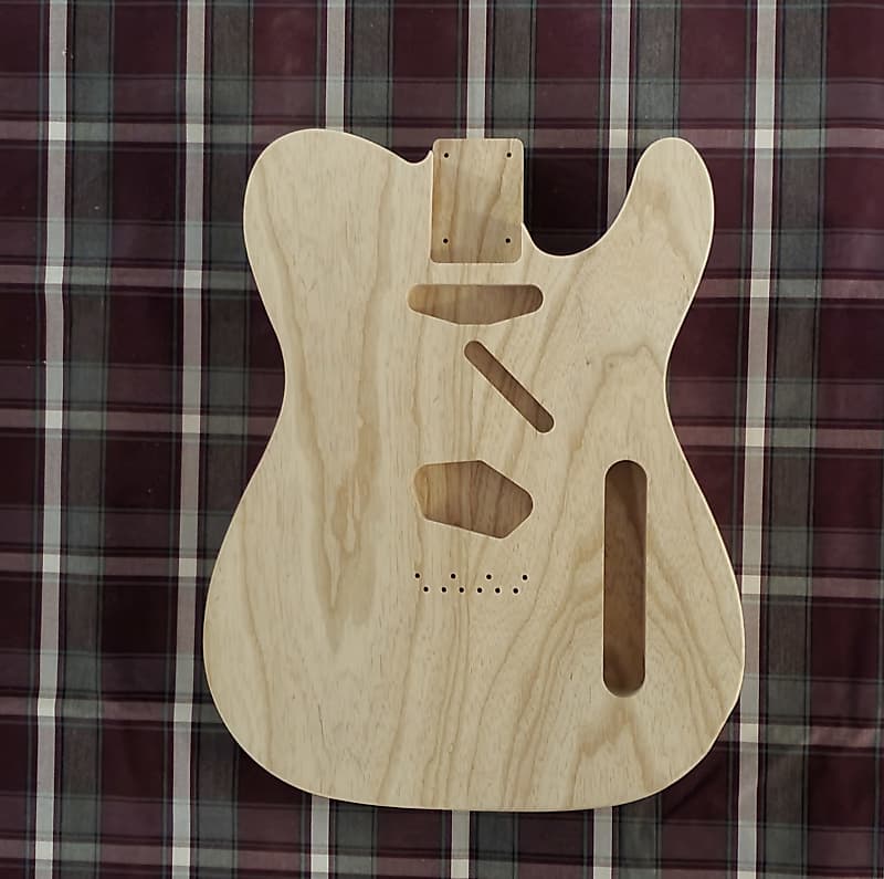 Woodtech Routing 2 pc Swamp Ash Telecaster Body - Unfinished | Reverb