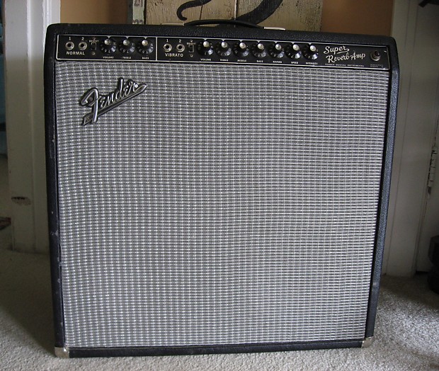 Dumble-voiced Fender Super Reverb 1965 black face | Reverb
