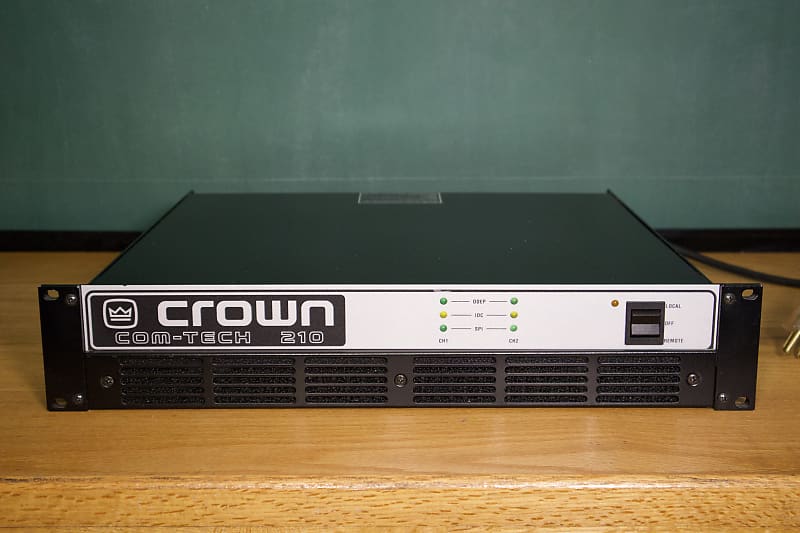 Crown CT-210 Late 90s COM-TECH Series 300 Watt Power Amp | Reverb