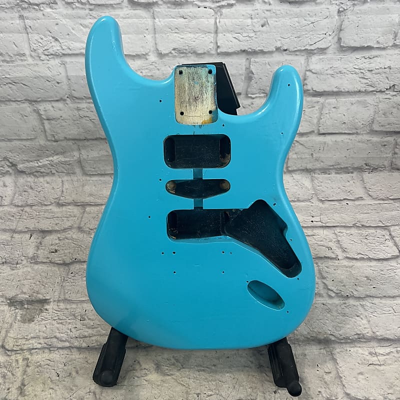 Unknown Refin Strat Body Electric Guitar | Reverb