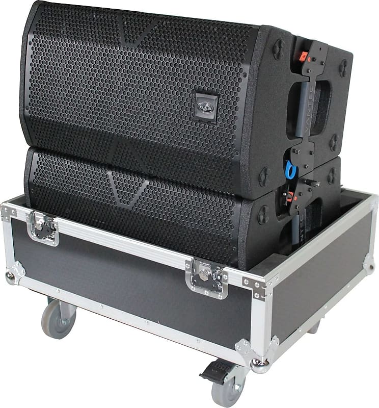 Fits 2x RCF HDL 10-A Line Array Speakers Flight Case with 4 | Reverb