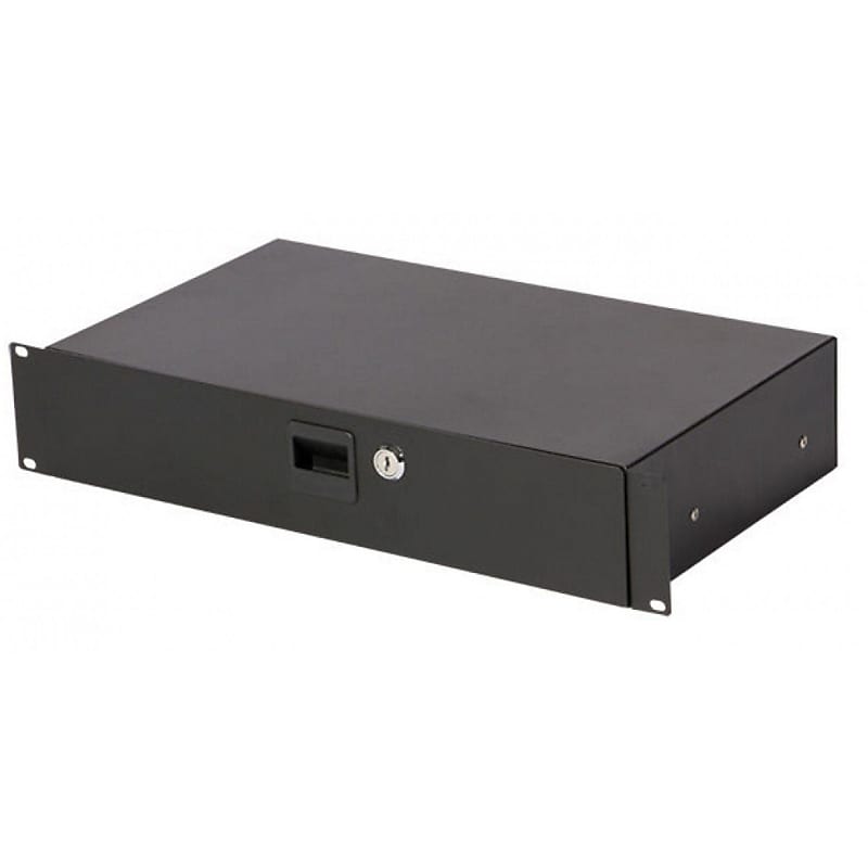 On-Stage Stands RDLS2000 2U Shallow Locking Rack Drawer | Reverb