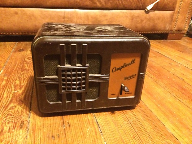 Webster Chicago Amplicall 1960s Retro | Reverb