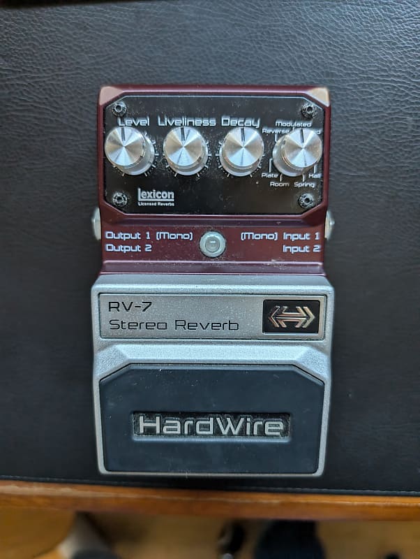 DigiTech Hardwire RV-7 Stereo Reverb 2010s - Purple | Reverb UK
