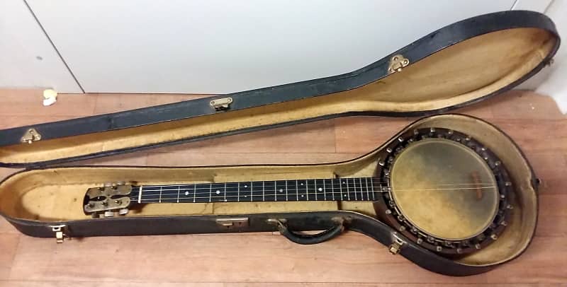 THE WINDSOR 45A - Five strings old Banjo circa 1930 + | Reverb UK