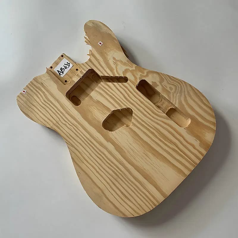 Custom Unfinished Ash Wood Tele Style Guitar Body DIY | Reverb UK