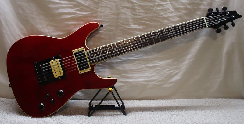 Ibanez GR320 Ghostrider 1994 Dark Trans Red | Reverb