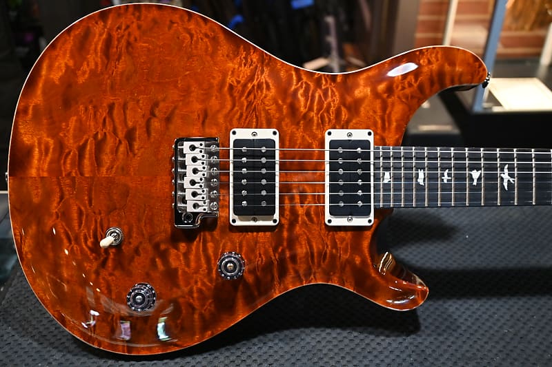 PRS Wood Library CE 24 Quilt - Tortoise Shell #8384 | Reverb