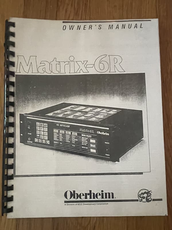 Oberheim Matrix 6R 1986 - N/A | Reverb