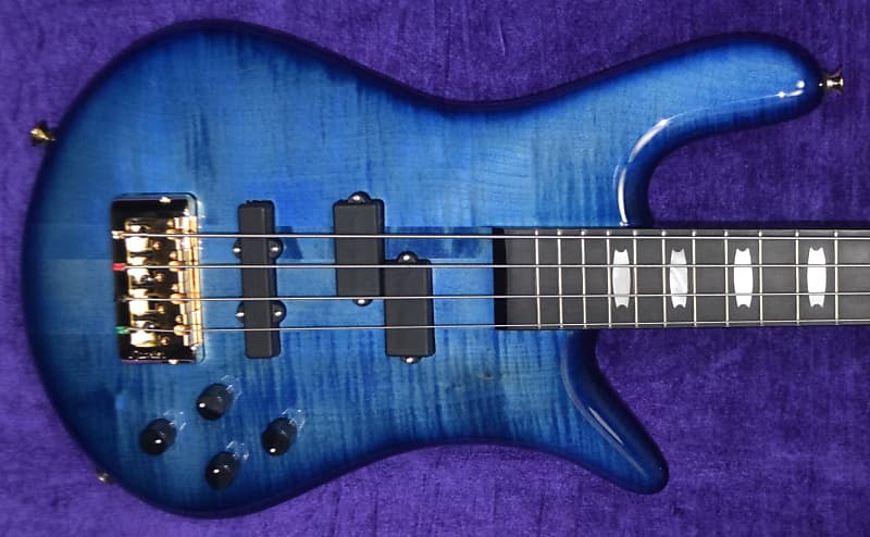 Spector Euro 4LT, Blue Fade Gloss / Ebony | Reverb