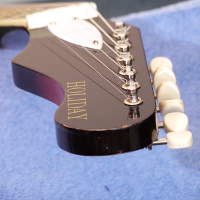 VINTAGE 1965 HOLIDAY ALDEN's HARMONY H19 SILHOUETTE ELECTRIC | Reverb