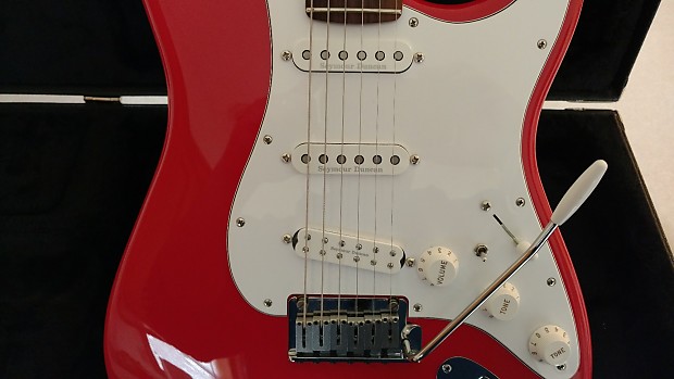 Fender American Stratocaster Fiesta Red Custom | Reverb