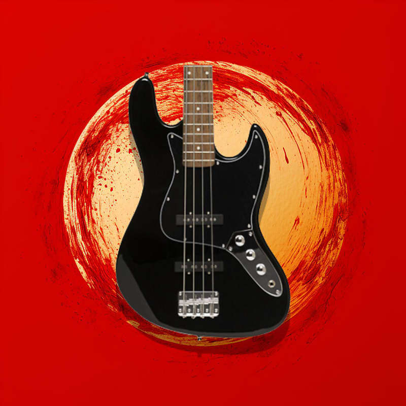 Stagg Standard "J" Electric Bass Guitar, SBJ-30 BLK - | Reverb UK