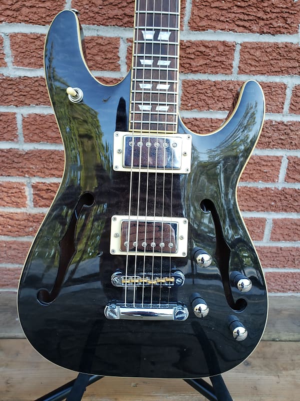 2003 Schecter Diamond Series C-1 E/A Semi-Hollow Body Trans | Reverb