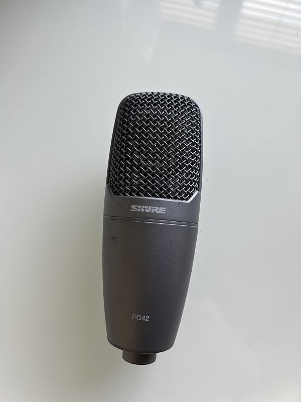 Shure PG42-USB Cardioid Condenser Microphone 2000s - Black | Reverb UK