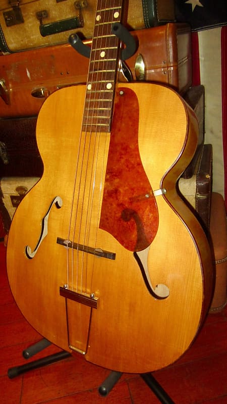 1943 Kay Model 42 17" Archtop Guitar Blonde | Reverb