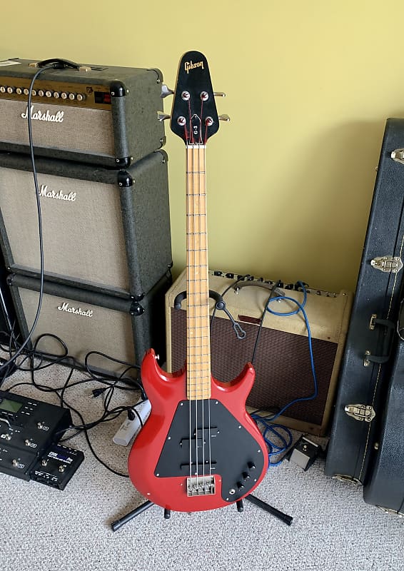 Gibson G3 (Grabber) 1979 - Refin Red | Reverb