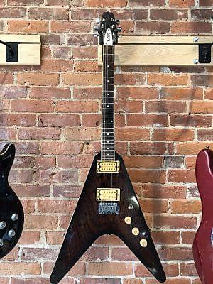 Cort Flying V 1980s Tobacco Burst | Reverb