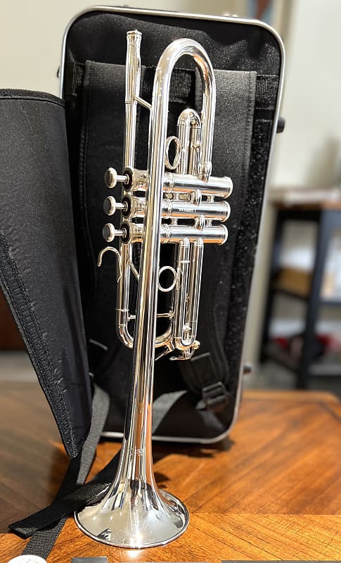 Carol Brass C Trumpet CTR-5062H-GSS-C-S 2022 - Silver Plated | Reverb