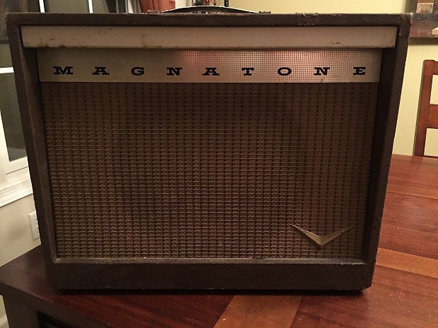 Magnatone 1958 Troubadour 213 Vintage tube amp amplifier | Reverb