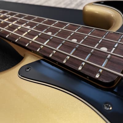 Schecter Custom Shop Jazz Bass Metallic Gold | Reverb